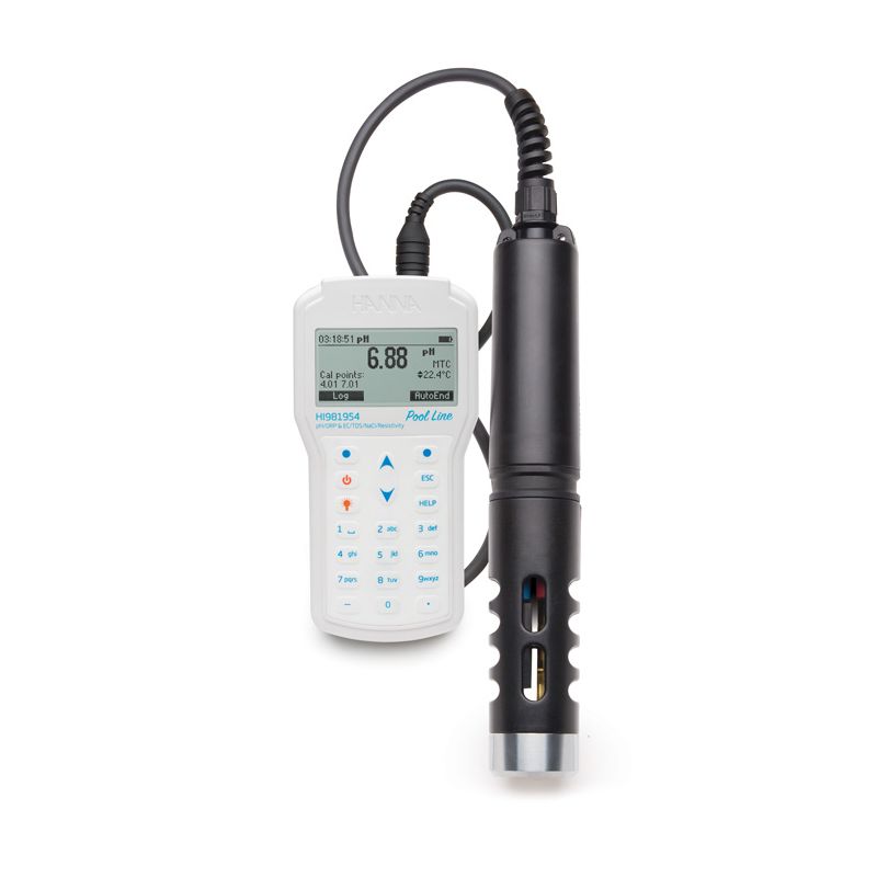 Pool Line HI98195 pH / EC multimètre portable multiparamètre fourni ...